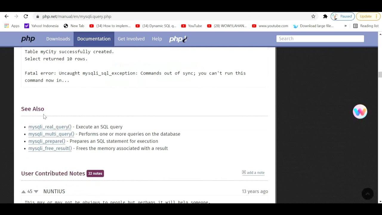 Mengatasi error mysqli fetch array expects parameter 1 di php - YouTube