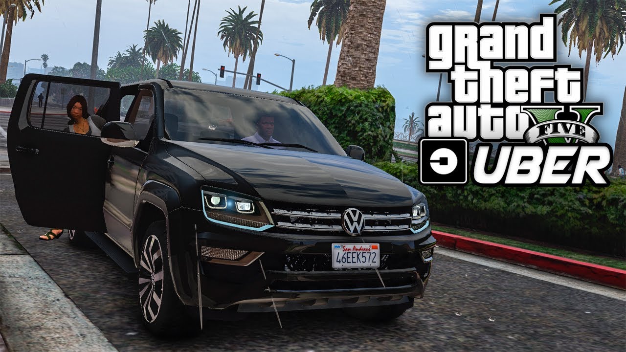 GTA V MOD UBER - Volkswagen Amarok 2017 - YouTube