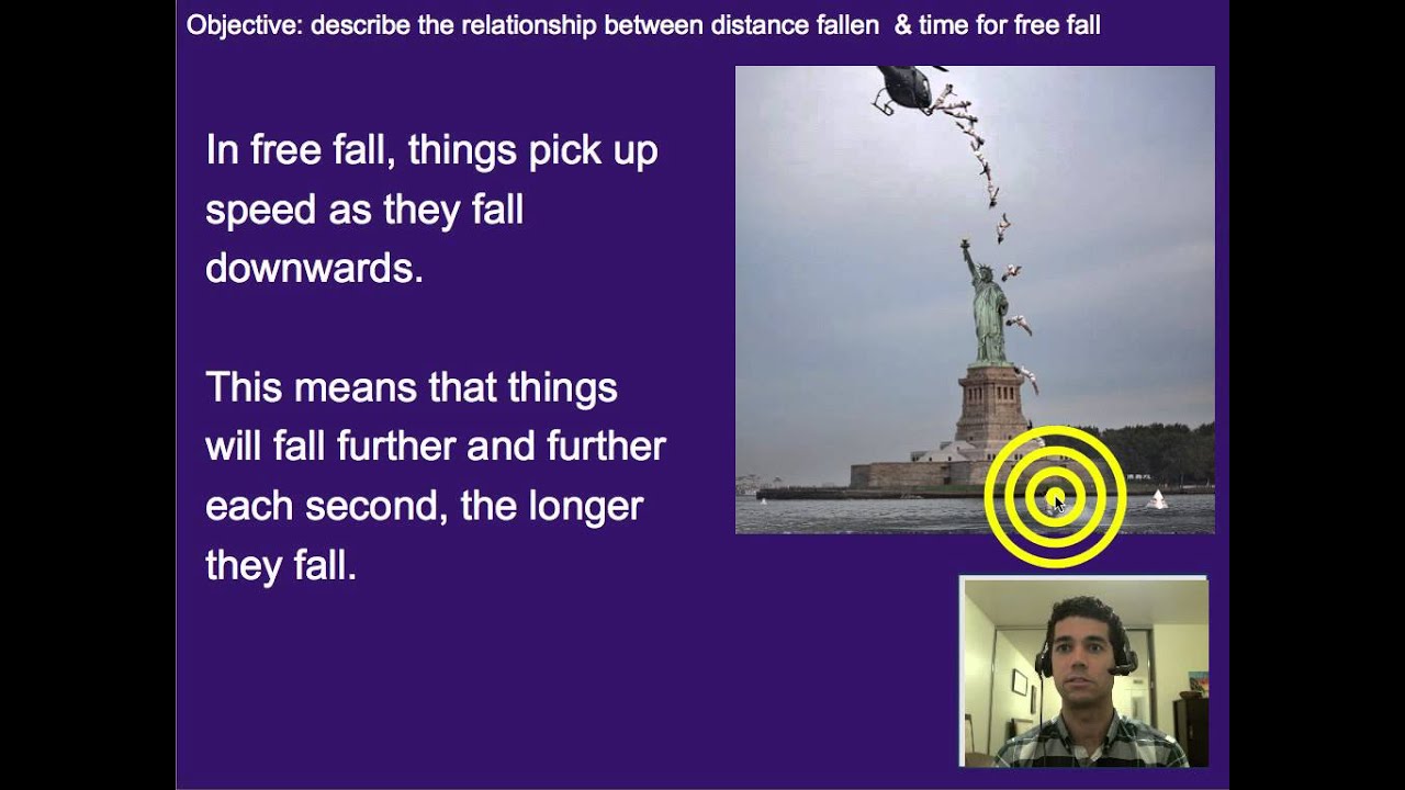 Free Fall: Distance and free fall - YouTube