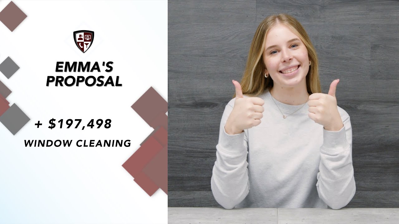 Emma's Proposal | $197,498 Window Cleaning - YouTube