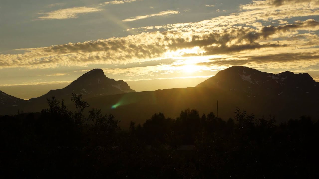 Time lapse! Sunseth:Midnight sun in North Norway! - YouTube