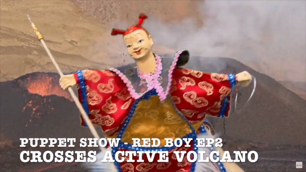 Red Boy - Crosses Active Vocano EP2. Glove Puppetry Taiwan Puppet Show ...