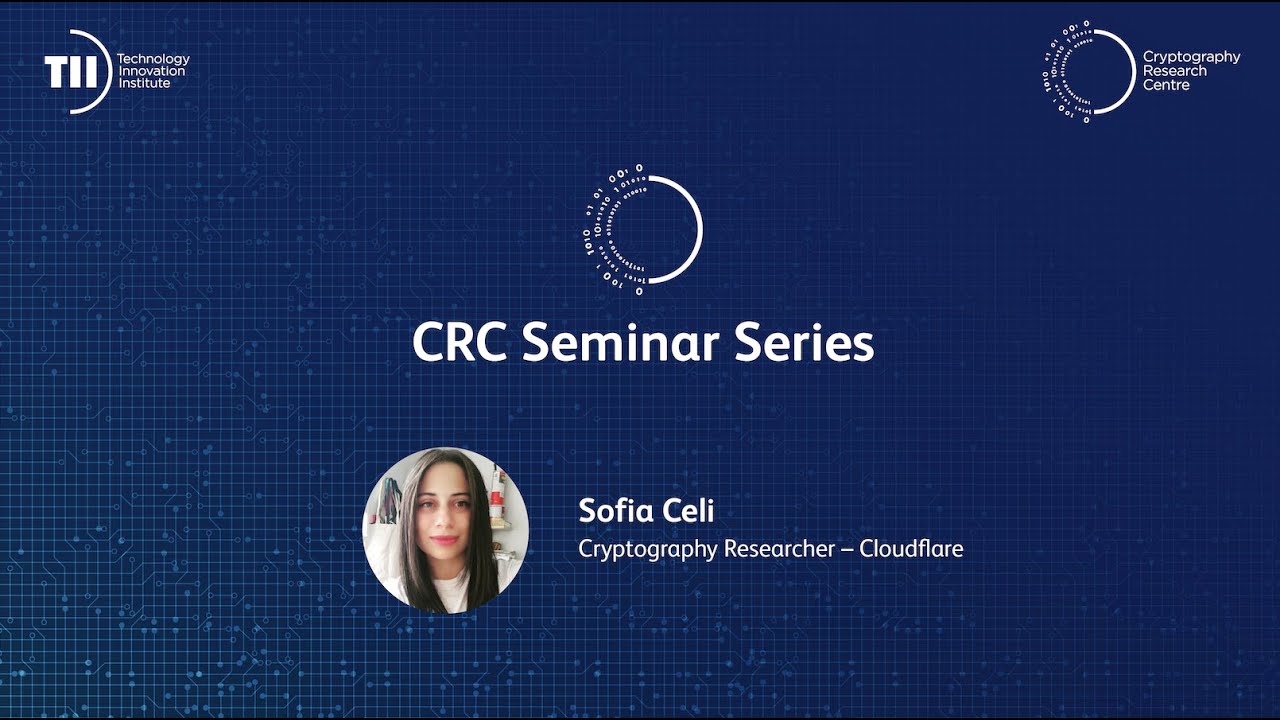 CRC Seminar Series - Sofía Celi - YouTube