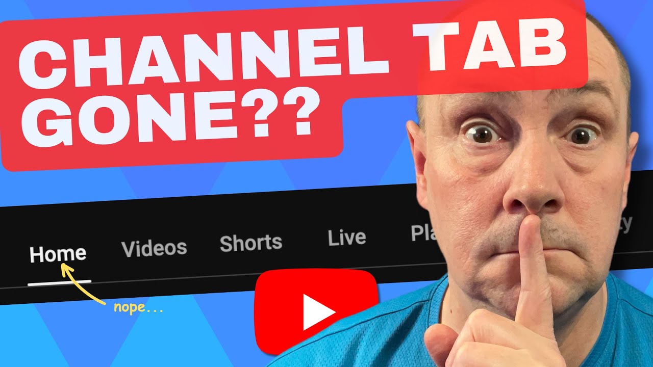 Channels Tab Gone? Here's How to Show Subscriptions Again! - YouTube