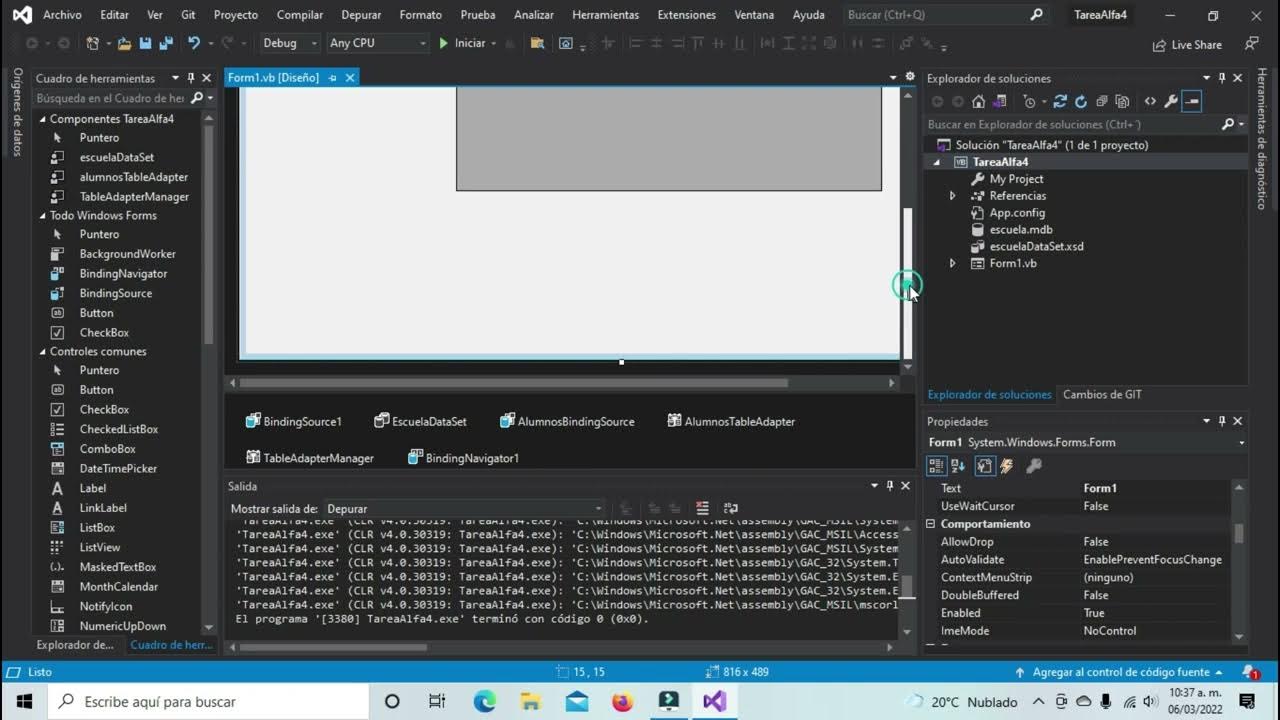 Como añadir una Base de Datos y como moverse en la misma (Visual Studio ...