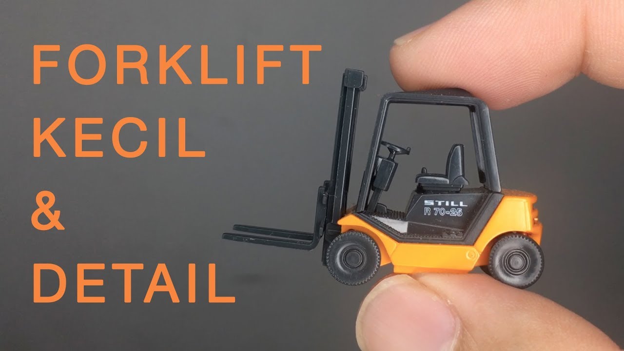 WIKING FORKLIFT - HO SCALE / 1:87 - MINIATURE - YouTube