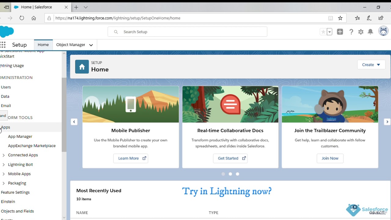 How to create Custom Apps using Salesforce App Builder - YouTube