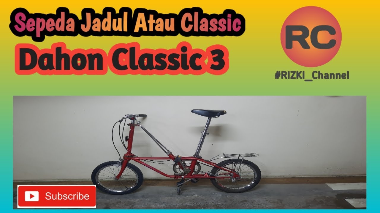 DAHON CLASSIC 3 - YouTube