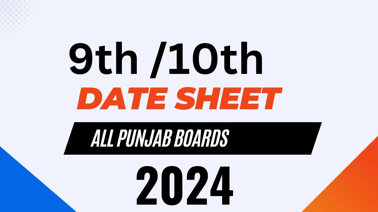 matric paper date sheet update 2024 - YouTube