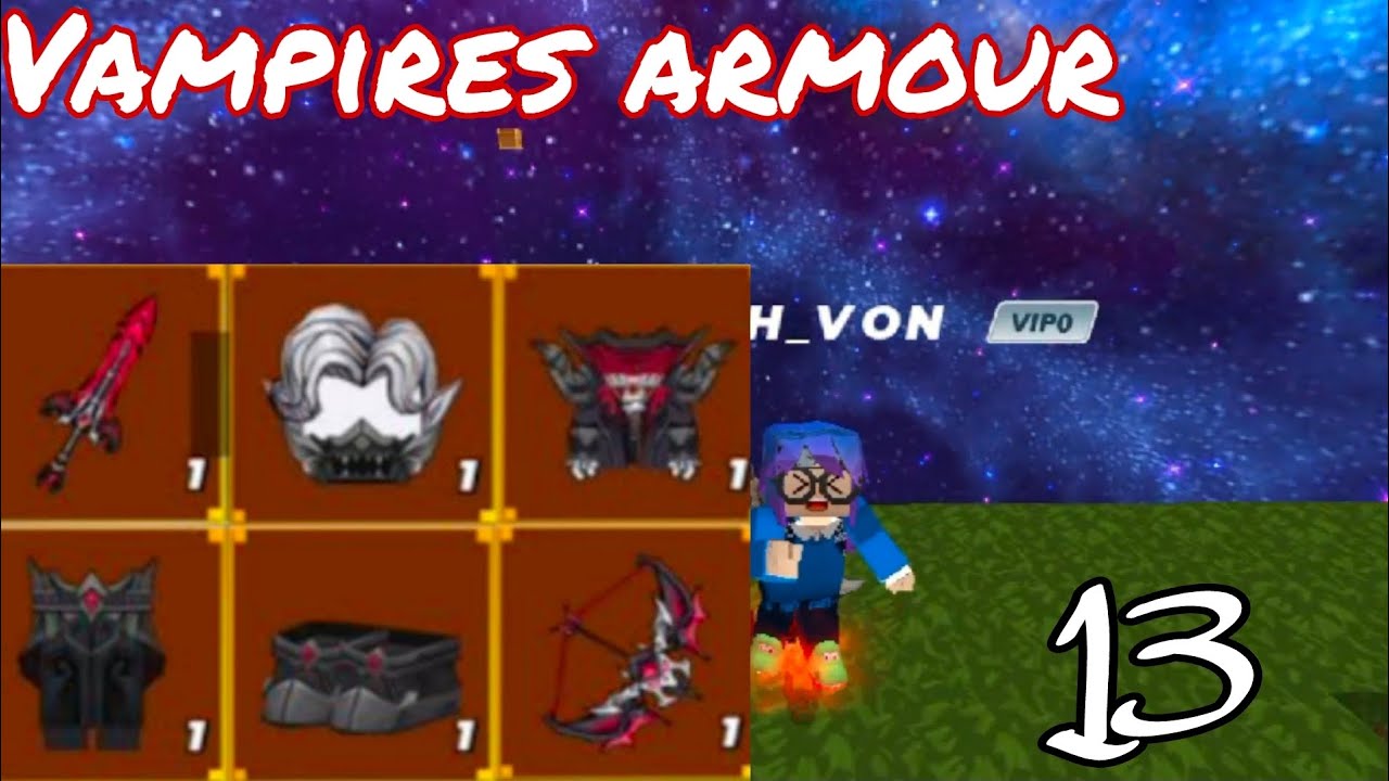 New season 13 "Vampire Armour" | sky block| blockman go| - YouTube