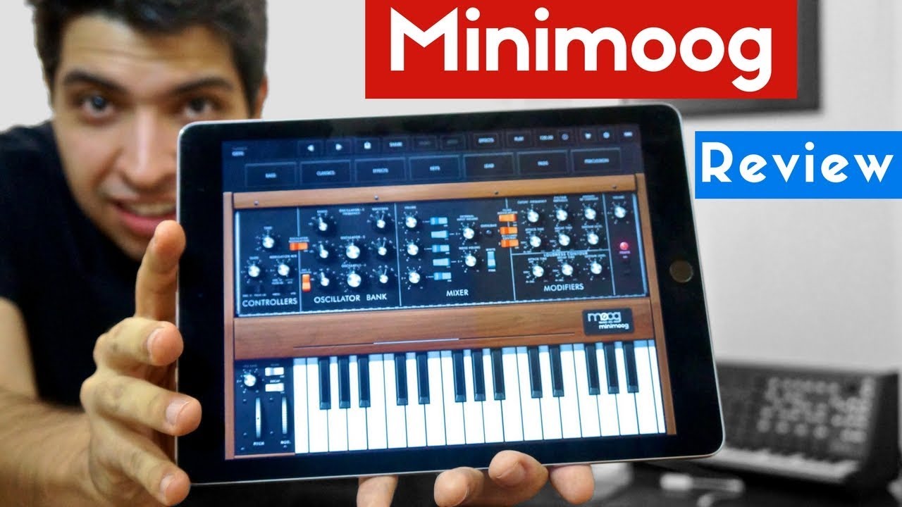 Moog lança app Minimoog Model D para iPhone e iPad! Review - YouTube