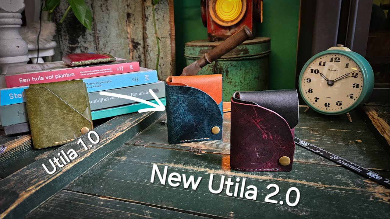 I made your favorite wallet even better. Utila 2.0 & Utila 2.0 Mini #leatherwallets #handmade # ...