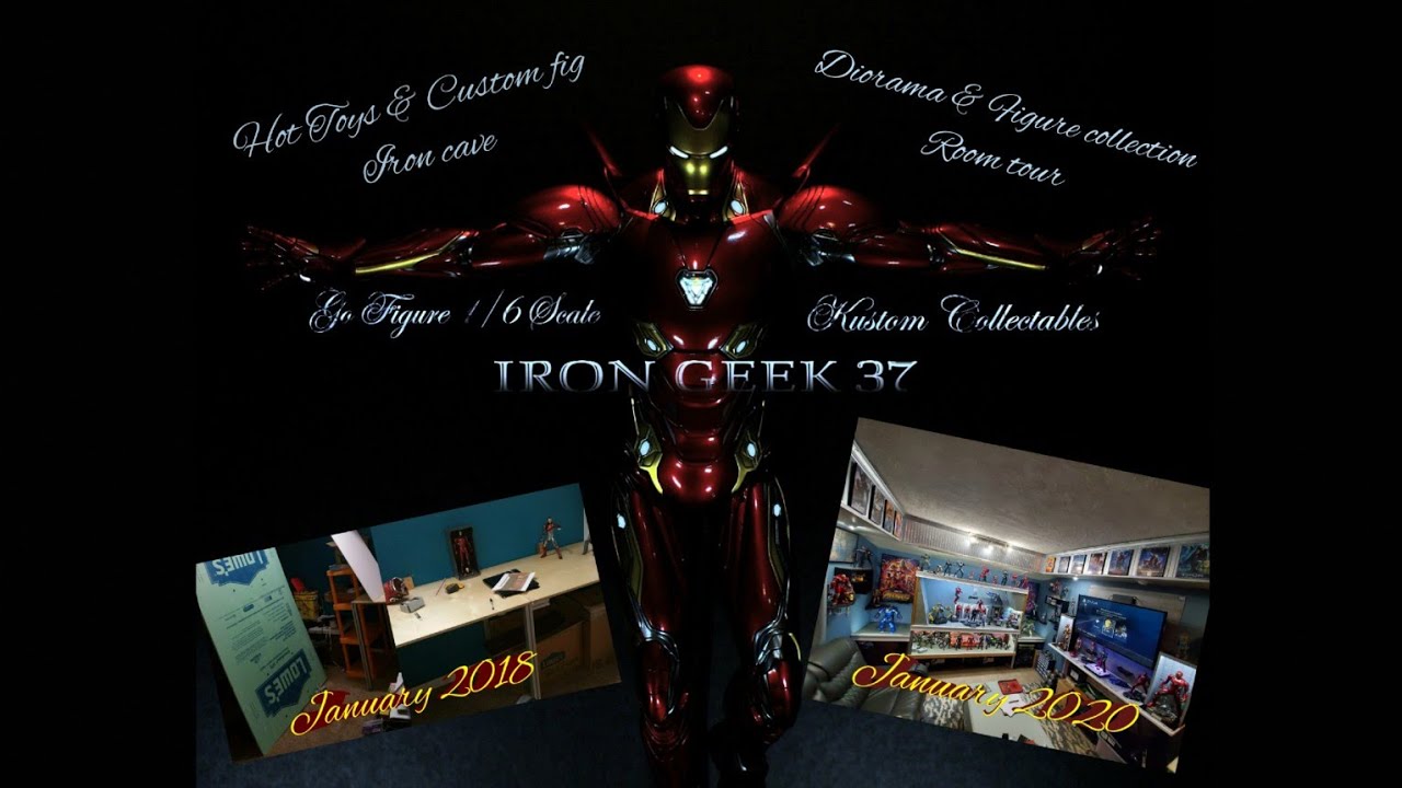 2020 collection room / man cave tour Hot Toys and custom figures. - YouTube