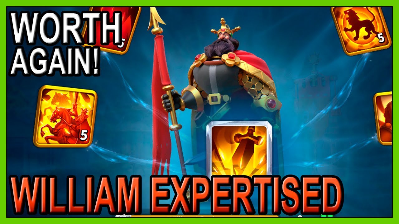 Expertising William AGAIN - Rise of Kingdoms - YouTube