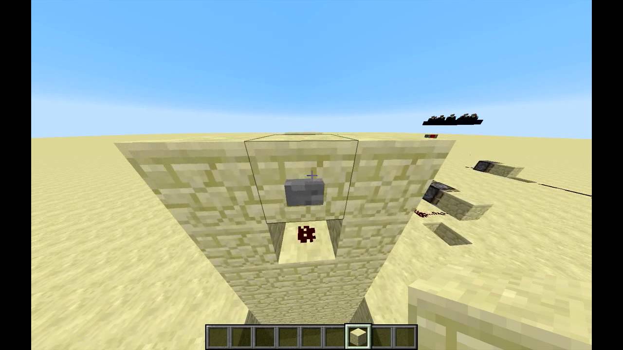 Minecraft - Sideways One Wide Double Piston Extender - YouTube
