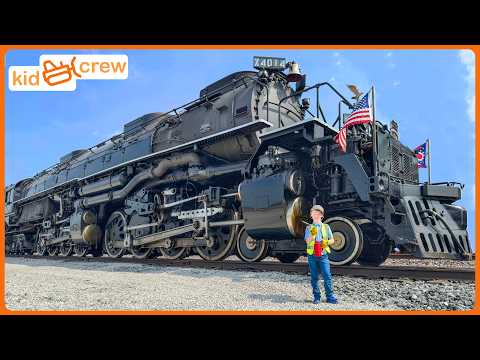 Working on and riding Big Boy 4014, world’s largest operating steam train. Educational | Kid Crew