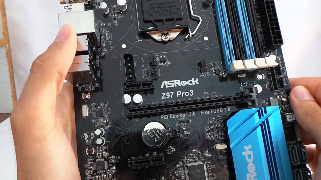 ASRock Z97 Pro 3 alaplap bemutató videó - YouTube