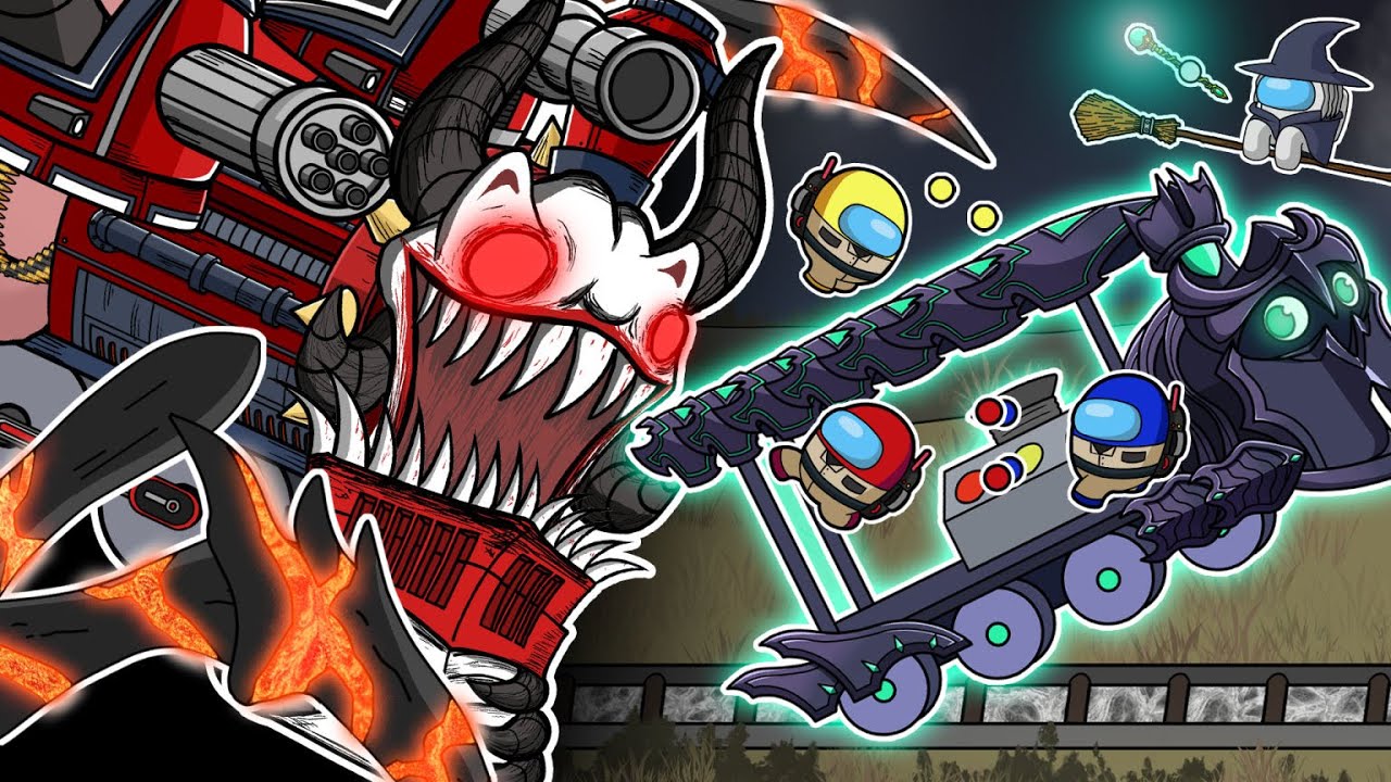 CHOO CHOO CHARLES vs THOMAS & GHOSTBUSTERS 2 EP.4 l Among Us Animation ...