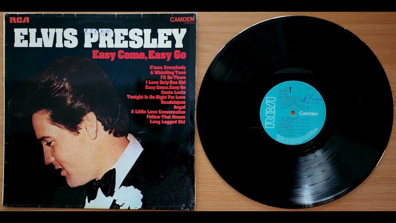 CLASSIC VINYL. 70s *ELVIS PRESLEY -Easy Come, Easy Go, ORIGINAL LP ...