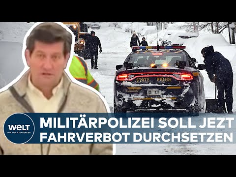 EXTREMES WINTERCHAOS IN DEN USA: Überschwemmungen durch Schneeschmelze befürchtet