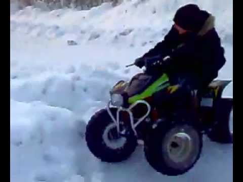 Keeway ATV 100 SNOW - YouTube