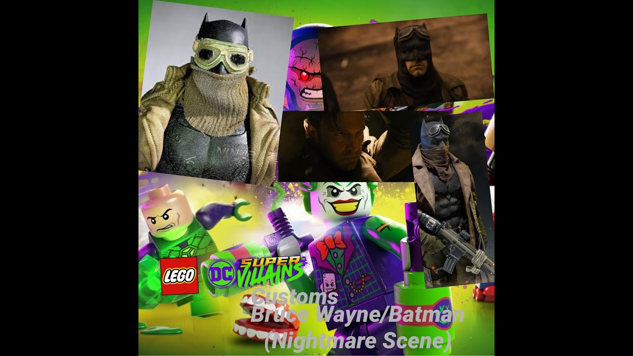 (FOR KIDS) LEGO DC Super Villains customs Bruce Wayne/Batman (DCEU ...