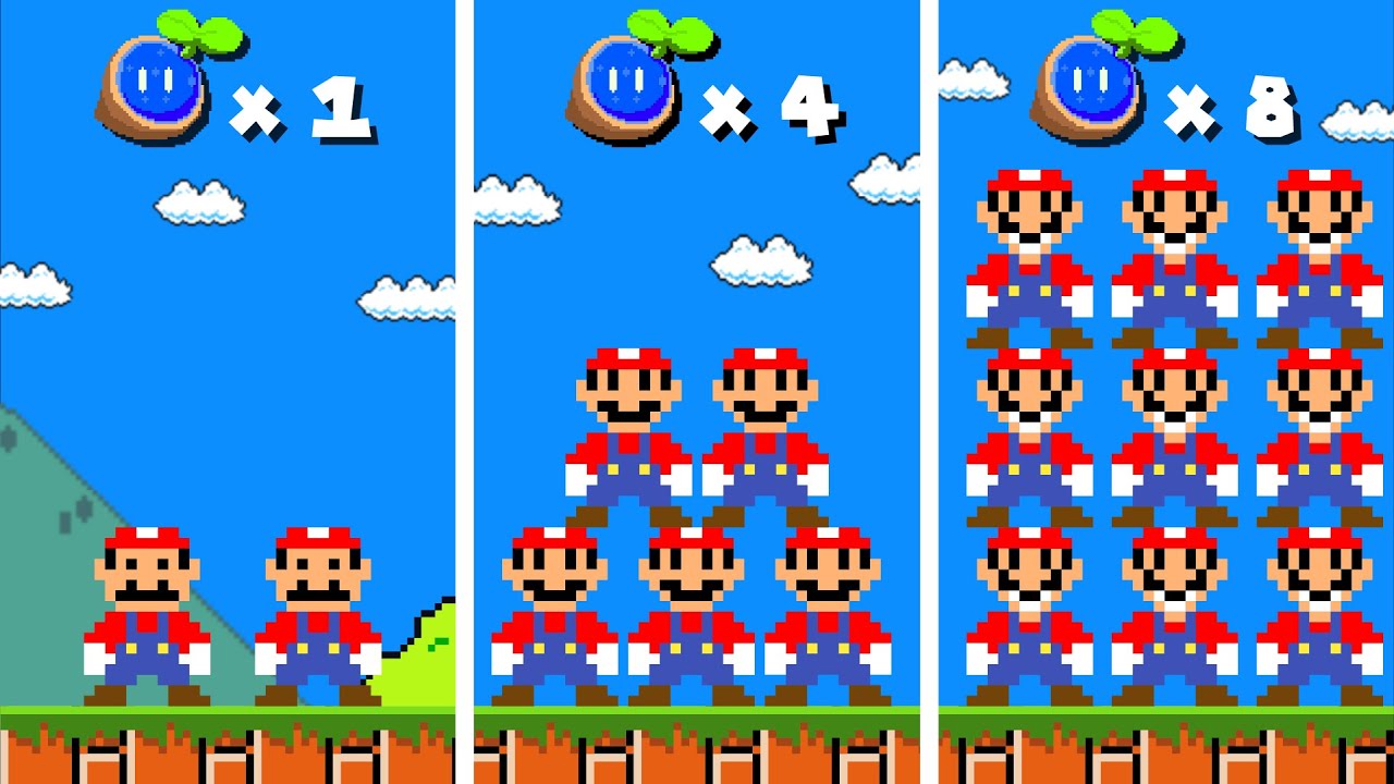 Super Mario Bros. but Every Seed CLONES Mario! - YouTube