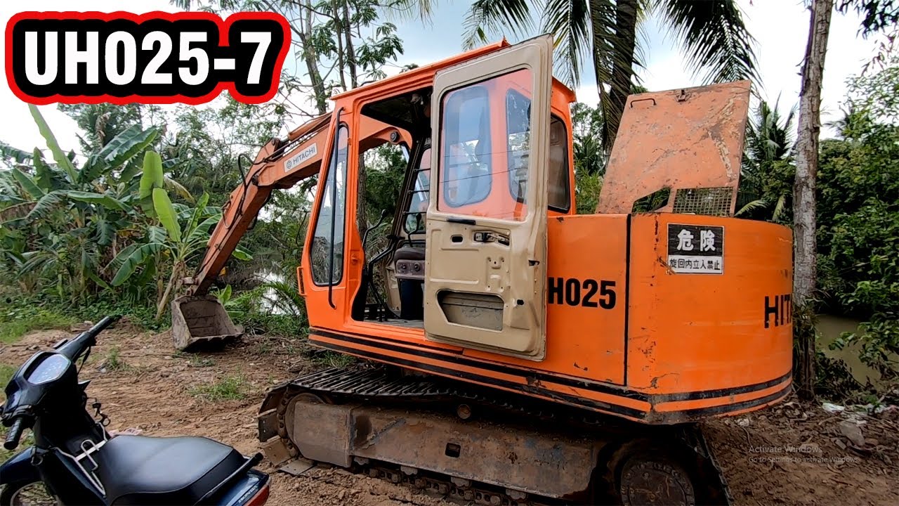 HITACHI UH 025 7, bơm zin , LH; 0908372190 BÌNH - YouTube