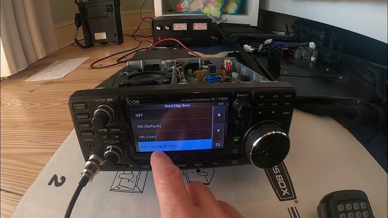 Unlocking Undocumented Features in the Icom IC-7300 - YouTube