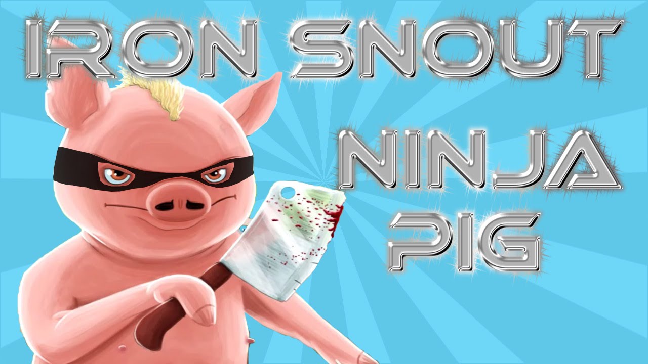 IRON SNOUT | Ninja Pig gameplay | JackSepticEye Sam plushie GIVE-AWAY ...