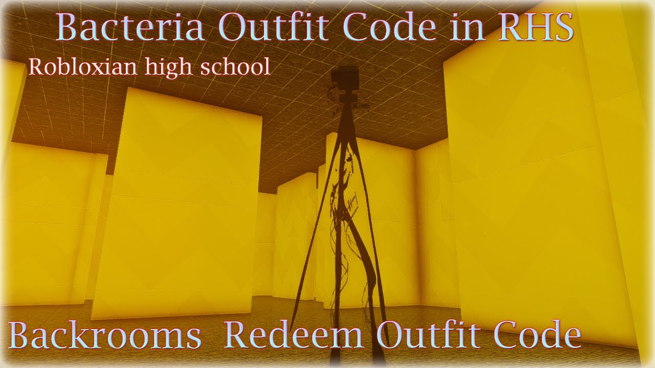 How to make Bacteria (Backrooms) (Redeem Outfit Code) Robloxian high ...