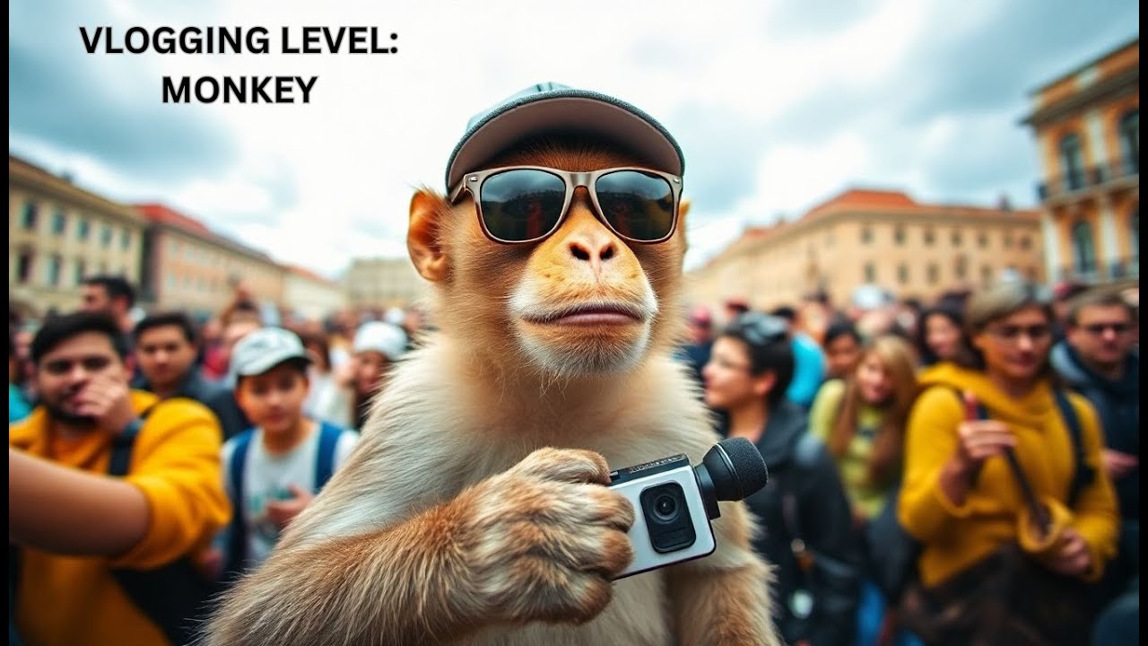 Monkey Vlogging in Indian Streets Public Shocked! - YouTube