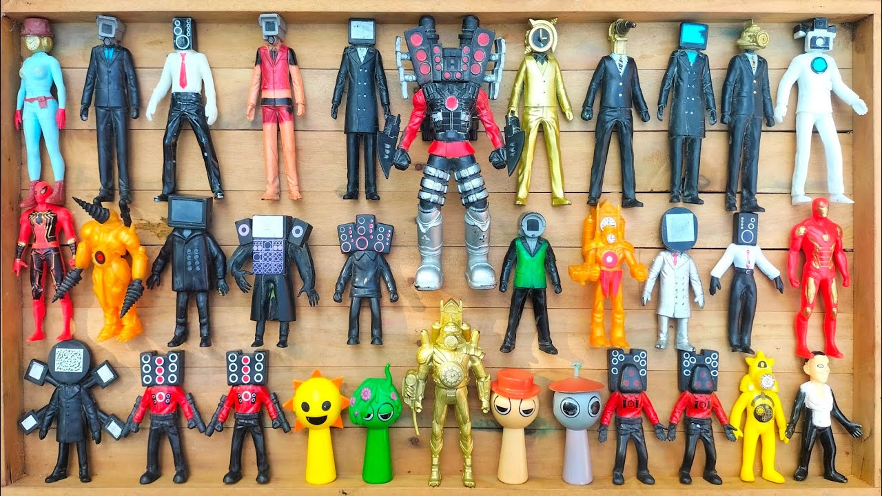 SKIBIDI TOILET/Action Figure/SPRUNKI,Cameraman,Titan Speakerman,Titan ...