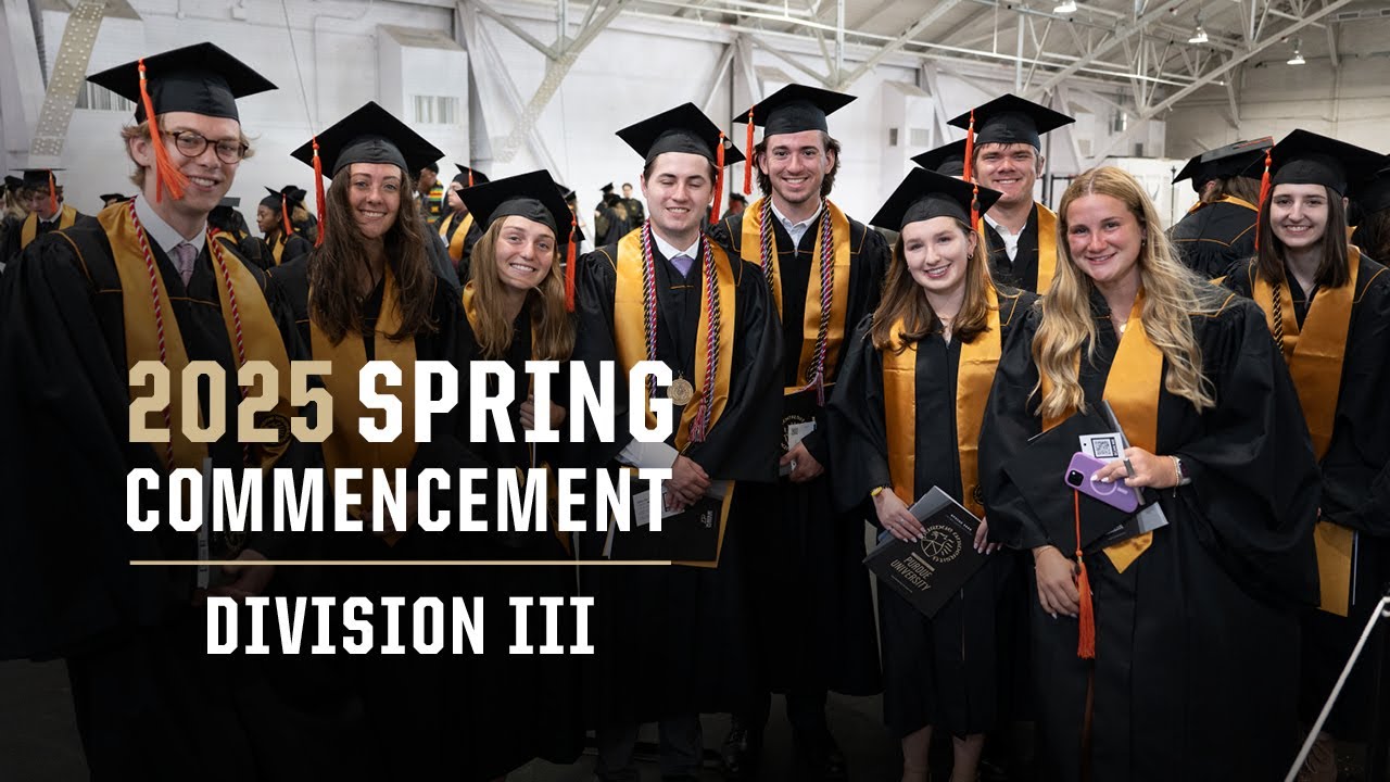 2025 Purdue Spring Commencement - Division III - YouTube