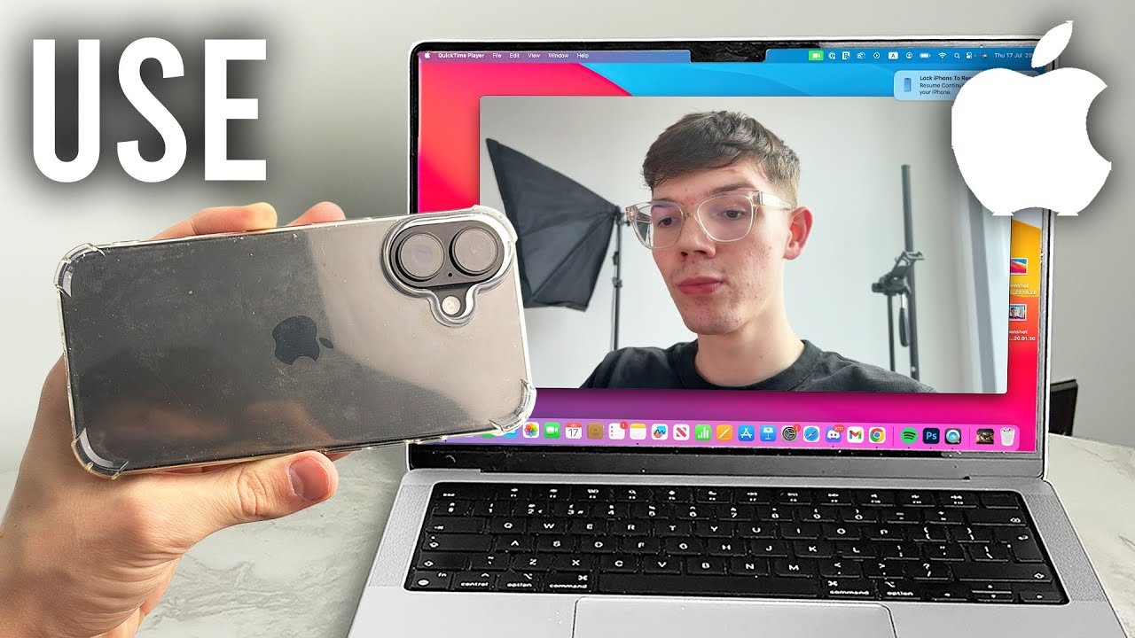 How To Use iPhone As Webcam On Mac - Step By Step - YouTube