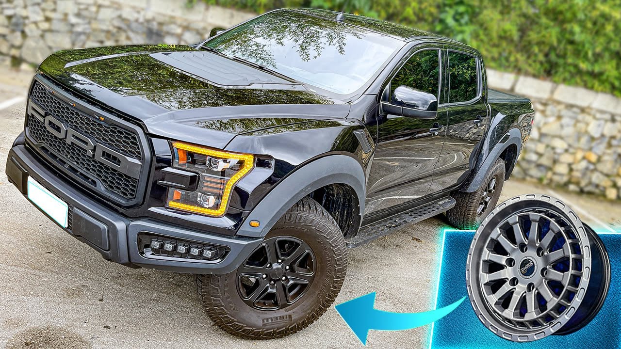 CHEGARAM AS RODAS NOVAS DA F150 RAPTOR - YouTube
