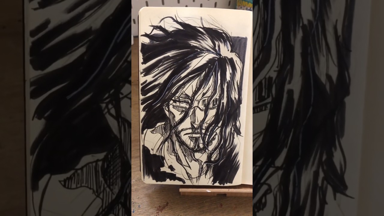 Drawing Zangetsu, a-z anime series. || drawing everydayX day 140 ...