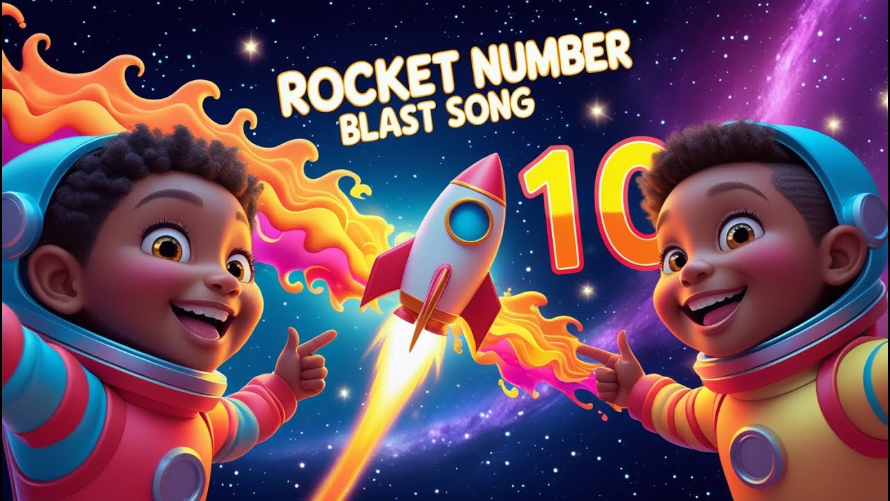 Rocket Number Blast Song | Kids Space Counting Song 1 to 10 ...