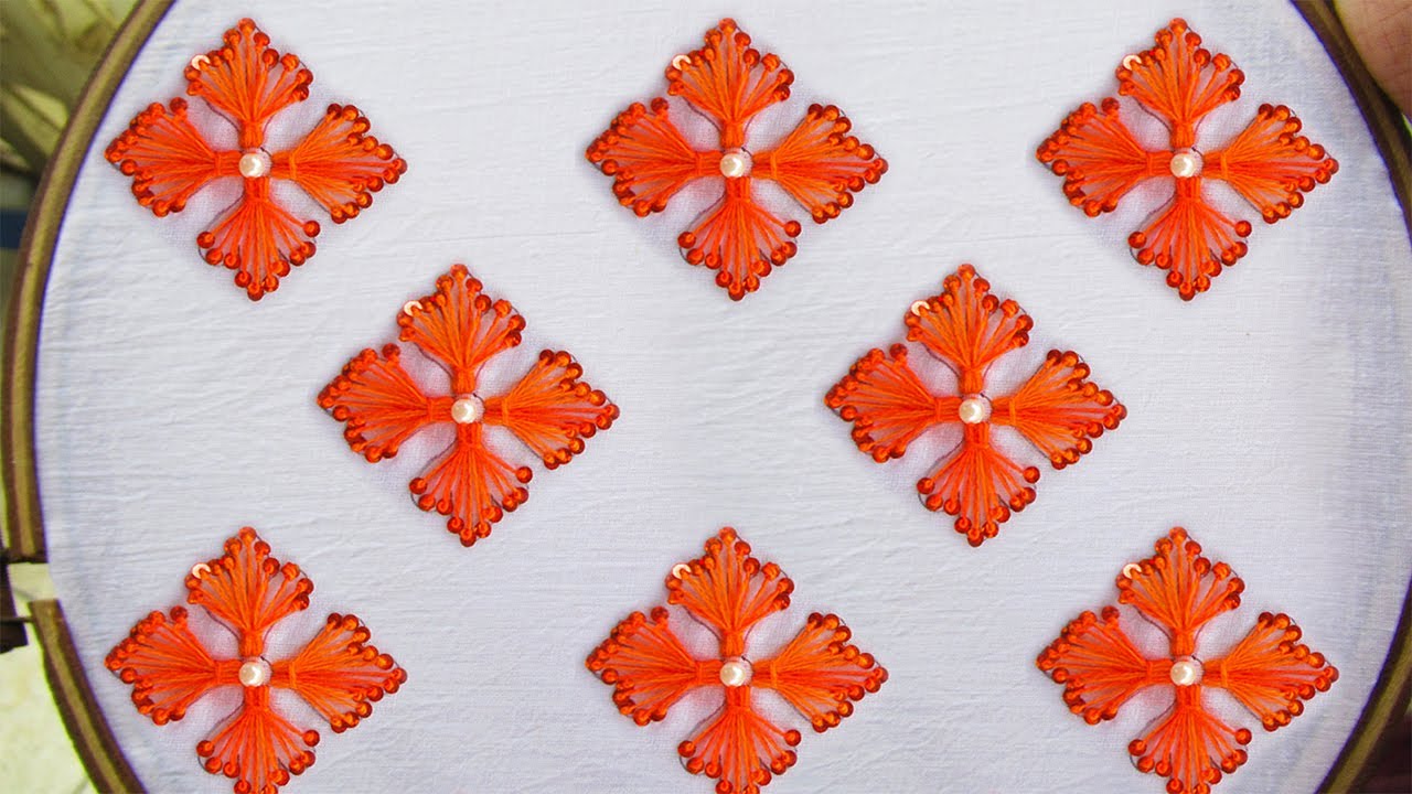 all over embroidery design for dresses, kurtis, all over hand ...