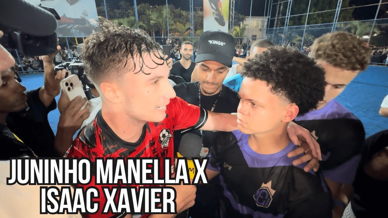 TUDO QUE VOCÊ NÃO VIU DO X1 JUNINHO MANELLA X ISAAC XAVIER!! - YouTube