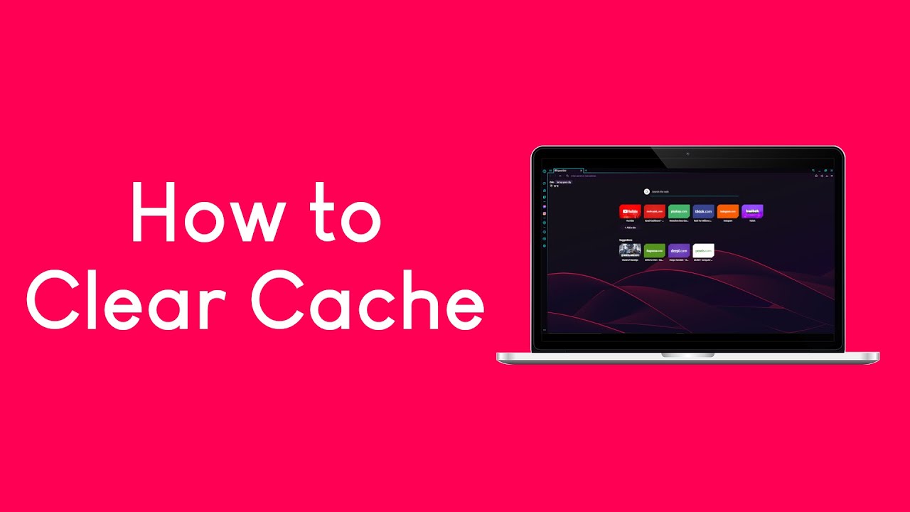 How to clear your cache in Opera GX browser - YouTube