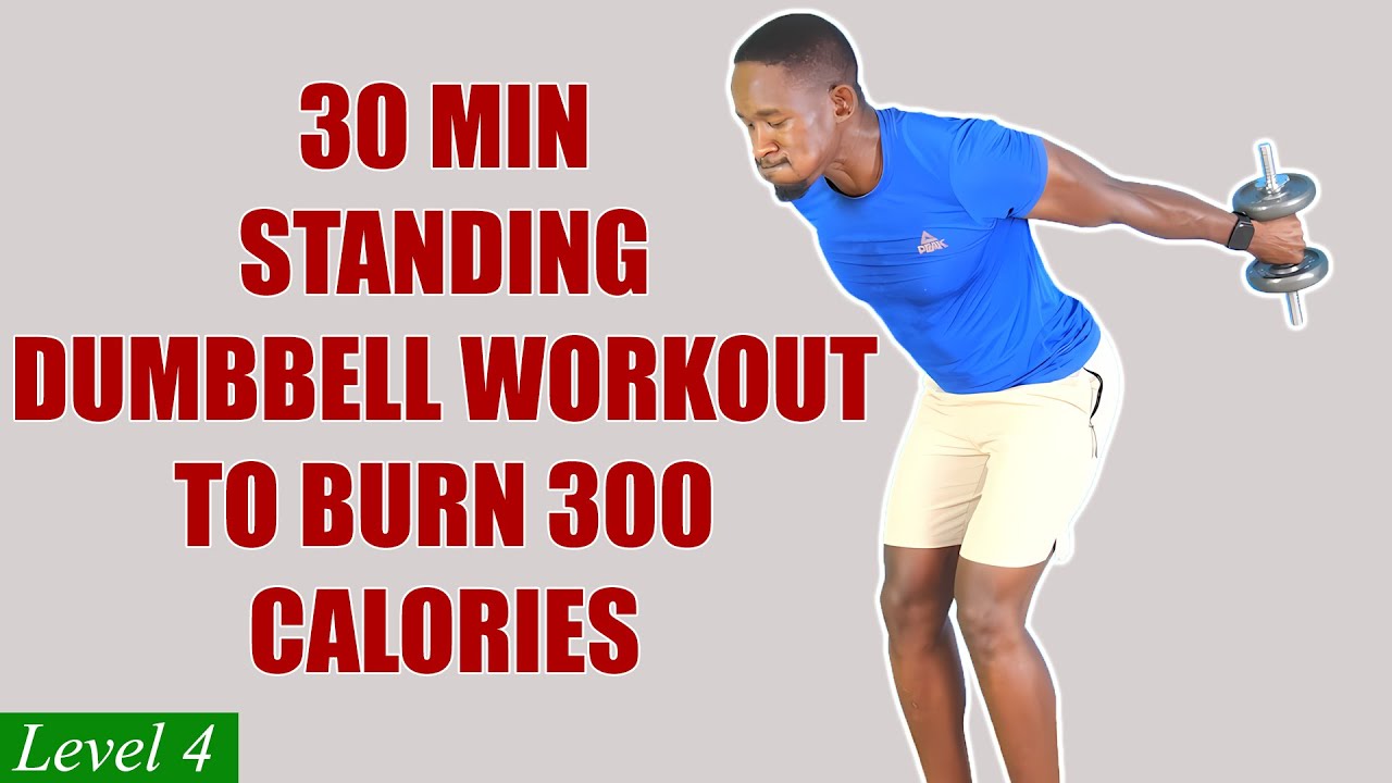Burn 300 Calories at Home with This 30-Minute Full Body Dumbbell ...