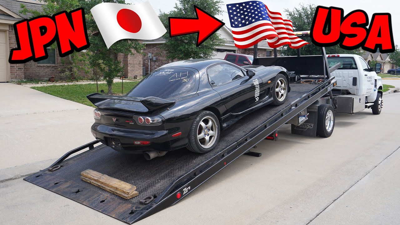 Taking Delivery of My Friends JDM Legend From Japan! - YouTube