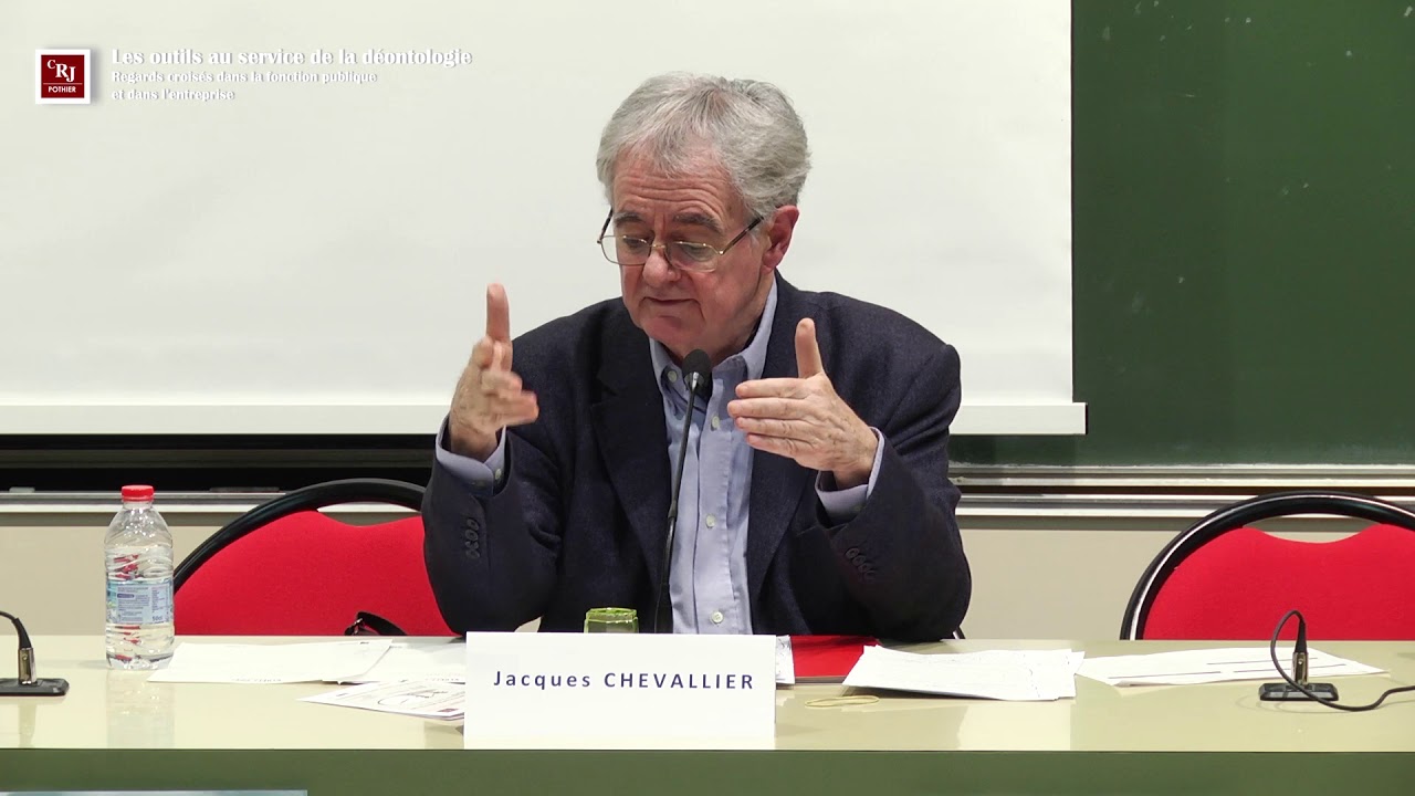 17/17 Les outils au service de la déontologie / Jacques Chevallier ...
