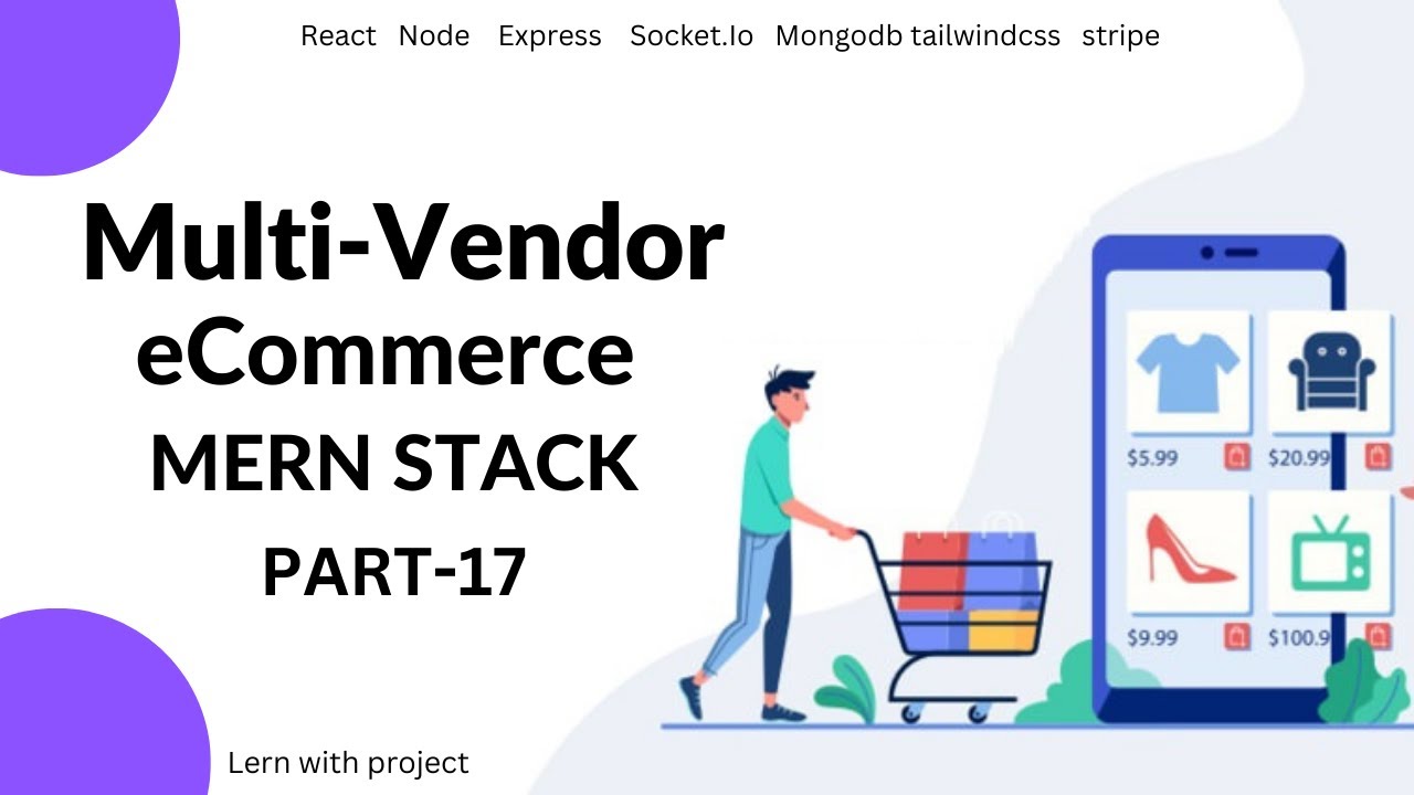 Multi vendor ecommerce MERN Stack Socket io stripe connect sellers page design #17 - YouTube