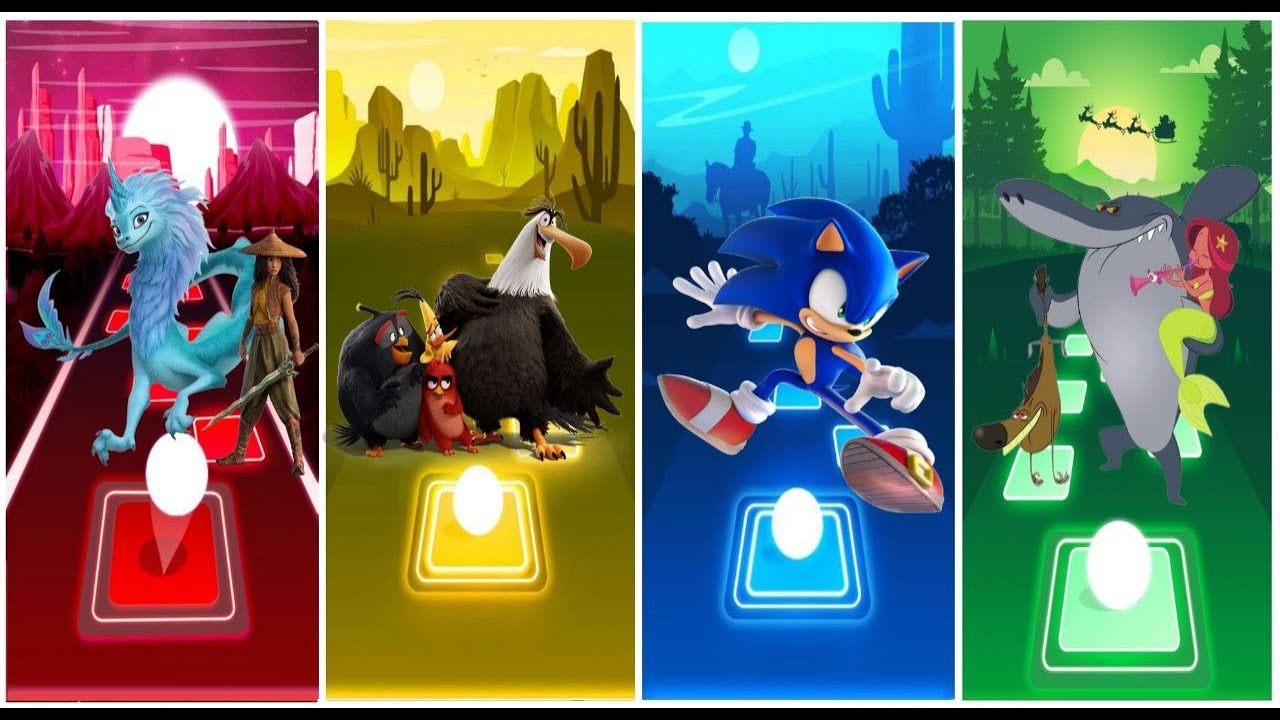 Raya and the Last Dragon🆚Zig and Sharko🆚Sonic Generations🆚The Angry ...