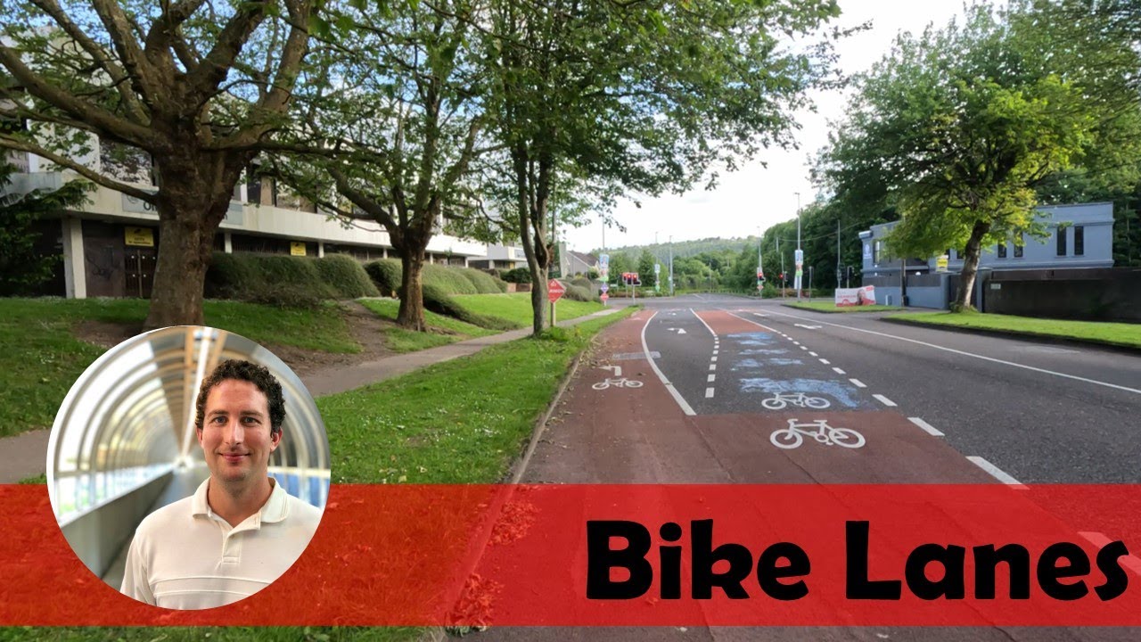 Bike Lane Split at Signalized Intersection for Left Turn and Through ...