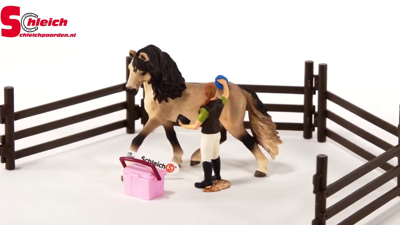 Набор для ухода за животными, Андалузский Schleich 42270 - YouTube