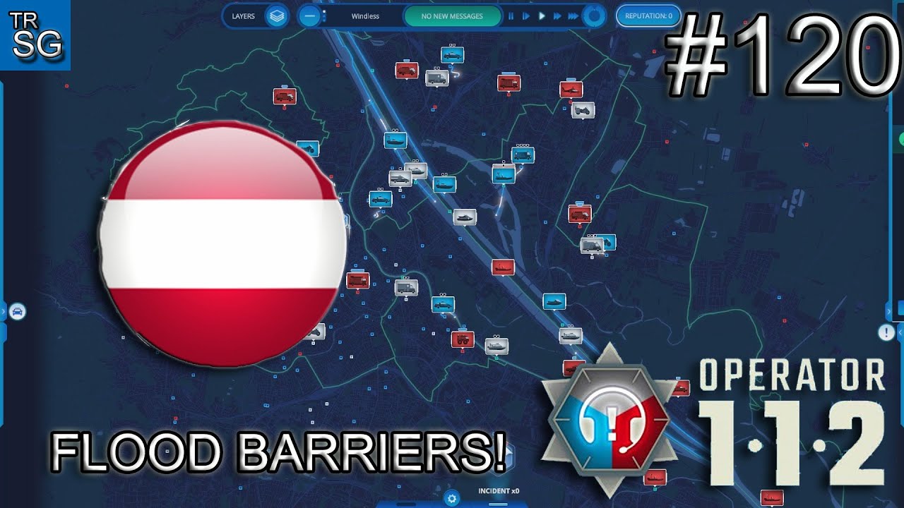 112 OPERATOR SCENARIOS - VIENNA, AUSTRIA FLOOD BARRIERS! #120 - YouTube