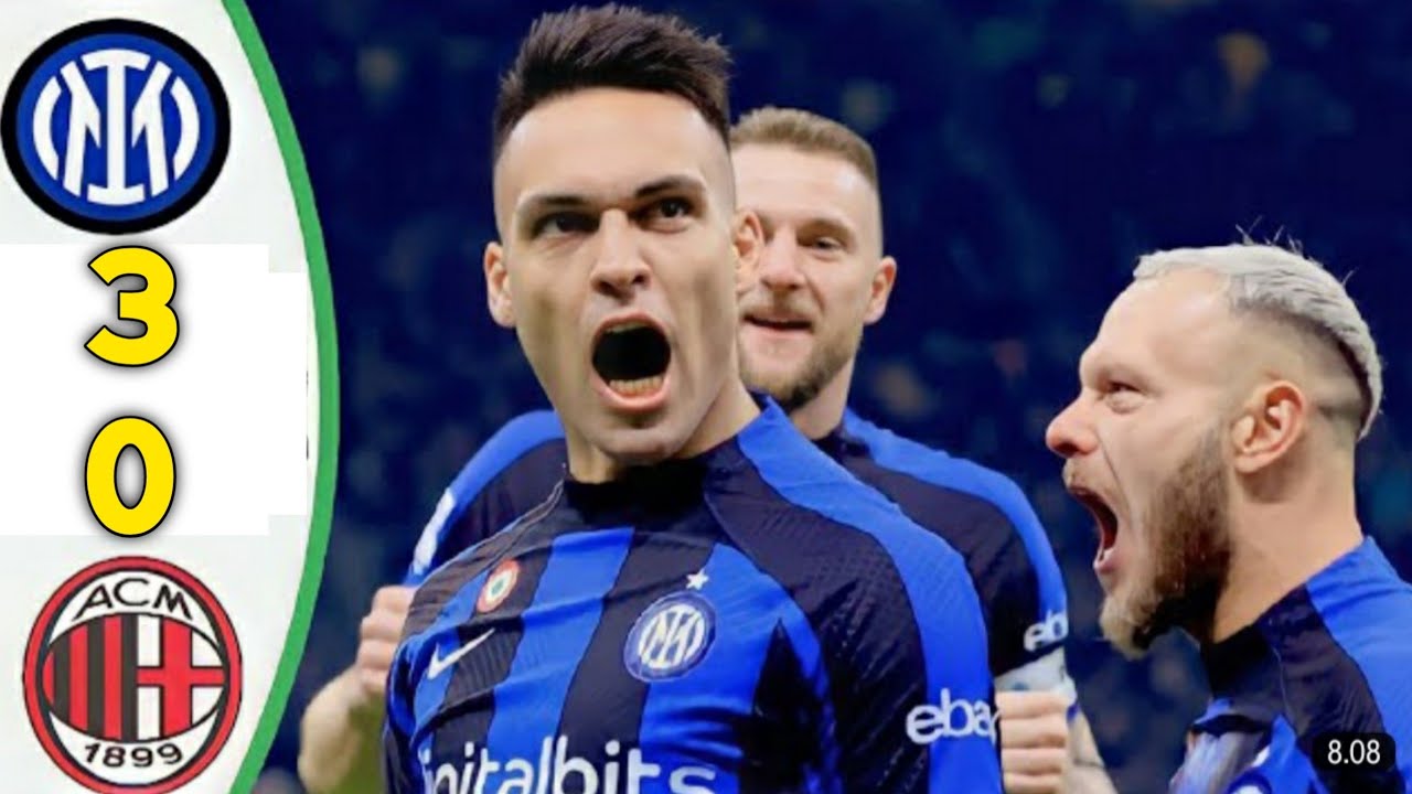 Milan 0 - 3 Inter Milan Hightlights Italian Supercup - YouTube